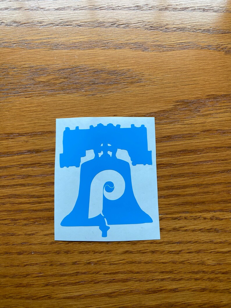 Phillies Sticker Vinyl Window Decal Liberty Bell Philadelphia Phillies ...