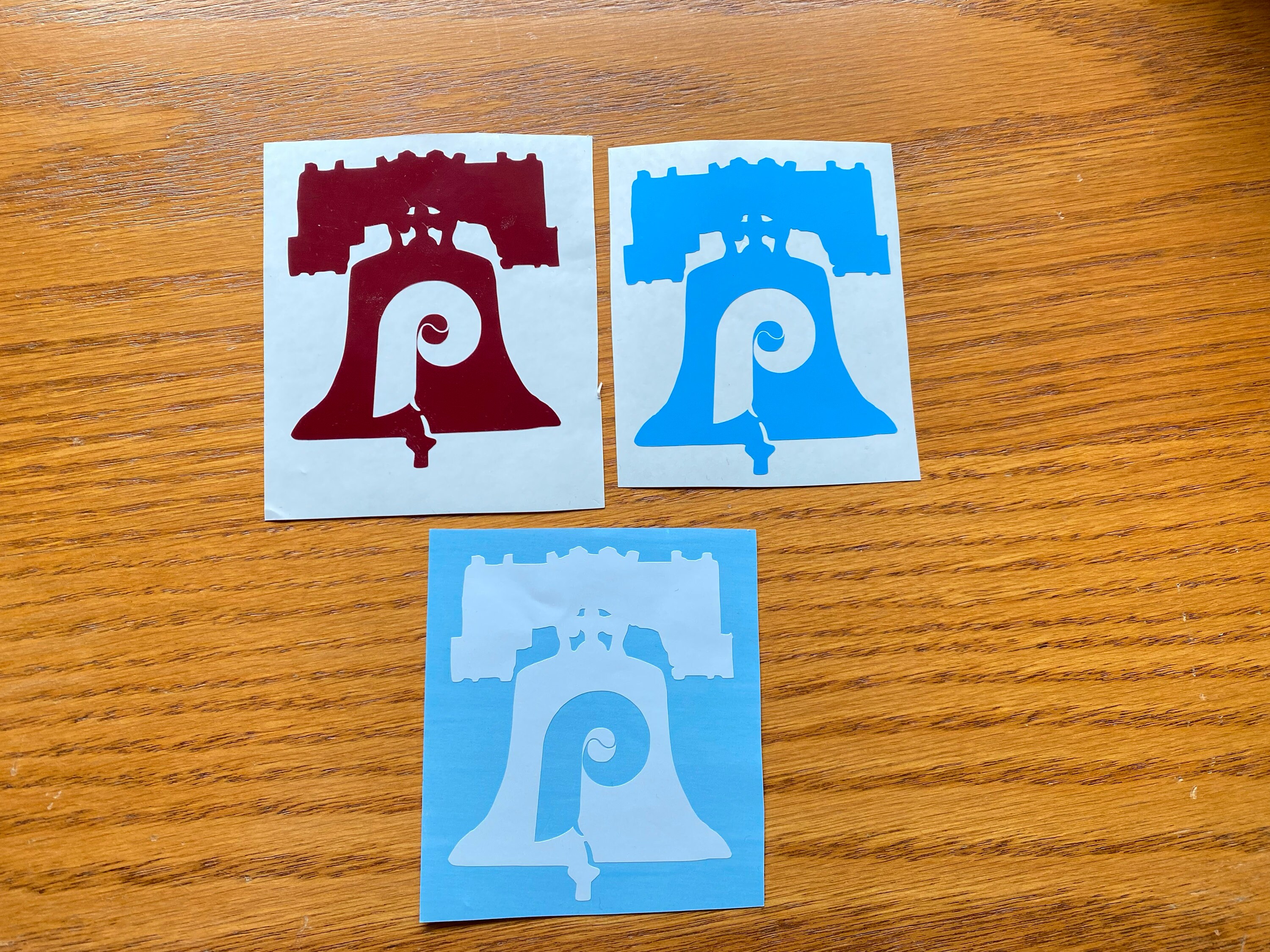 Phillies Sticker Vinyl Window Decal Liberty Bell Philadelphia Phillies ...