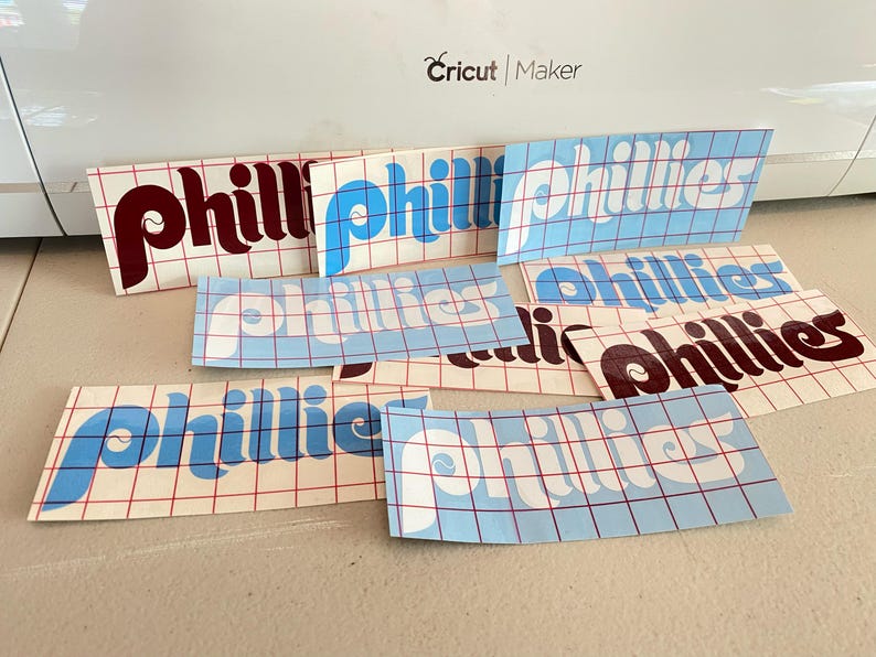 Phillies Sticker, Vinyl Window Decal, Philadelphia Phillies Baseball - Etsy