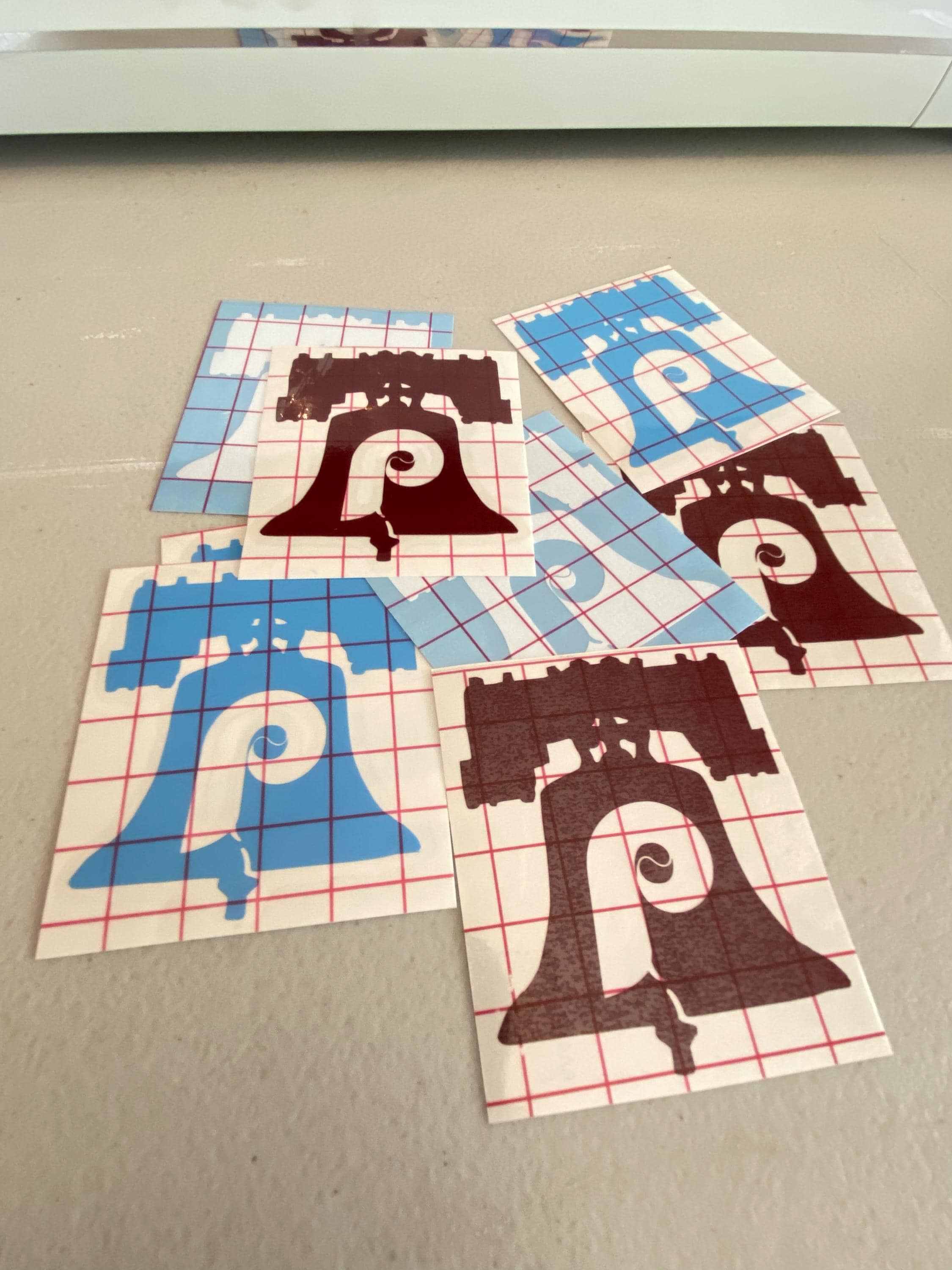 Phillies Sticker Vinyl Window Decal Liberty Bell Philadelphia Phillies ...