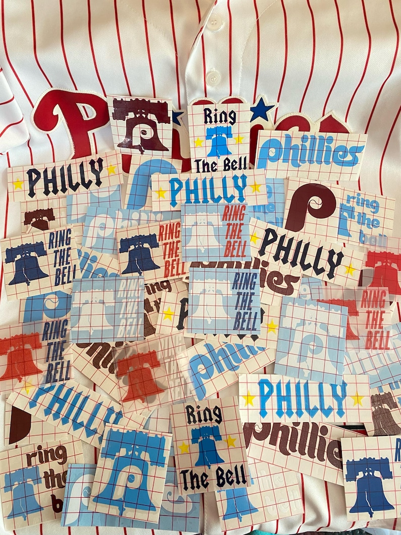 Phillies Sticker, Vinyl Window Decal, Philadelphia Phillies Baseball - Etsy