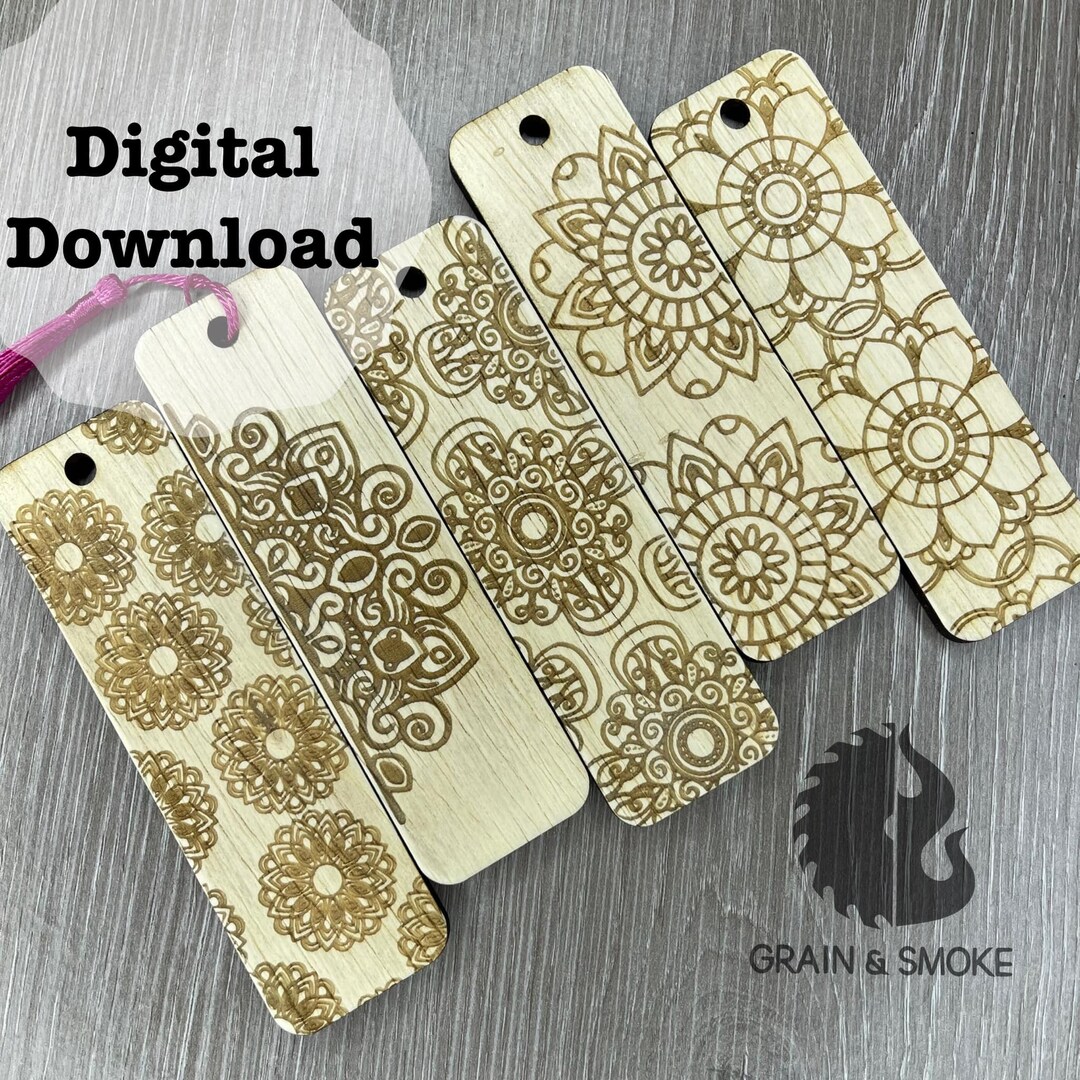 Mandala Bookmarks - SVG - Laser Ready - Etsy