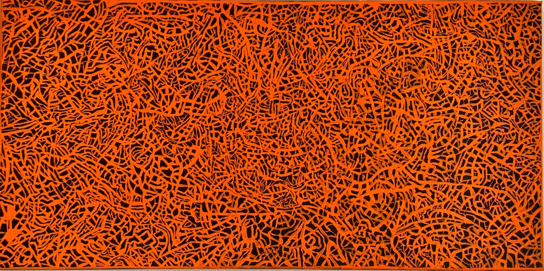 Number 2 Abstract Painting in Acrylic - Etsy