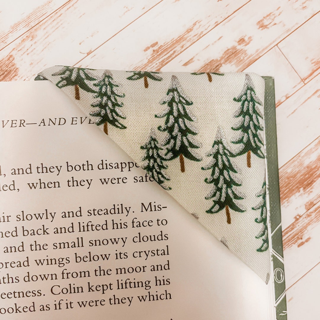 Corner Fabric Bookmark Winter Forest Handmade Christmas Gifts Stocking ...