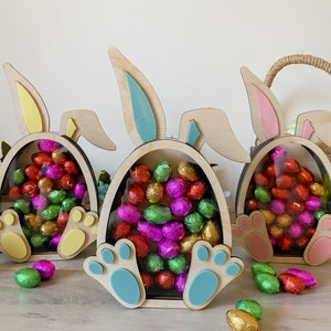 Easter Egg Drop Box / Easter Egg Holder / Easter Egg Money Box - Etsy