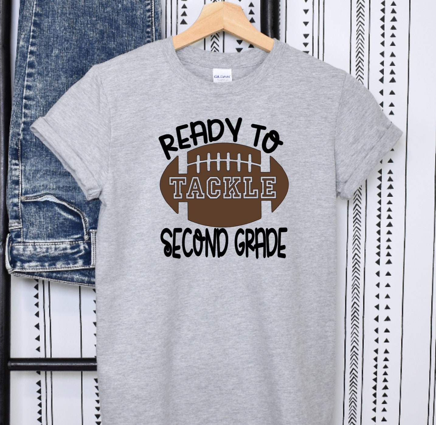 Boys 2nd Grade Shirt Ready to Tackle Second Grade Tee - Etsy