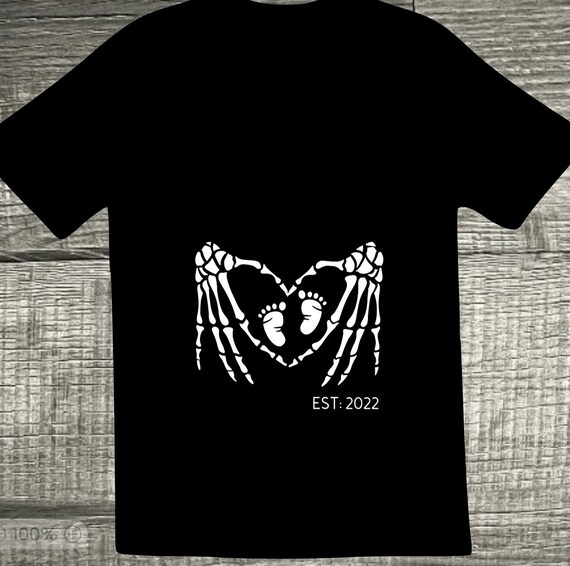 Skeleton Hand and Baby Feet Shirt / Skeleton Halloween - Etsy