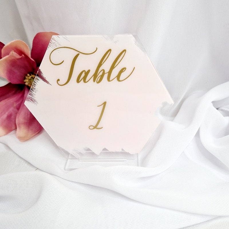 Wedding Table Marker - Etsy UK