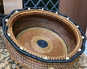Pine Needle Basket - Etsy
