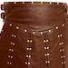 Mens Brown Leather Scottish Kilt Warrior Traditional Kilt Gothic Kilts ...