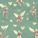 Vintage Emerald Fairy Digital Background Paper / Abstract / - Etsy