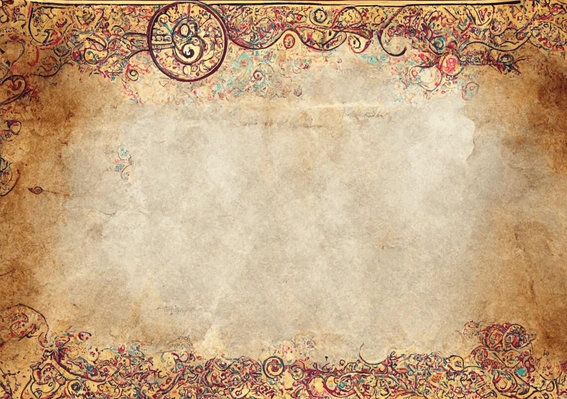 Red Grimoire Paper: Witch Spell Page for Junk Journals (digital ...