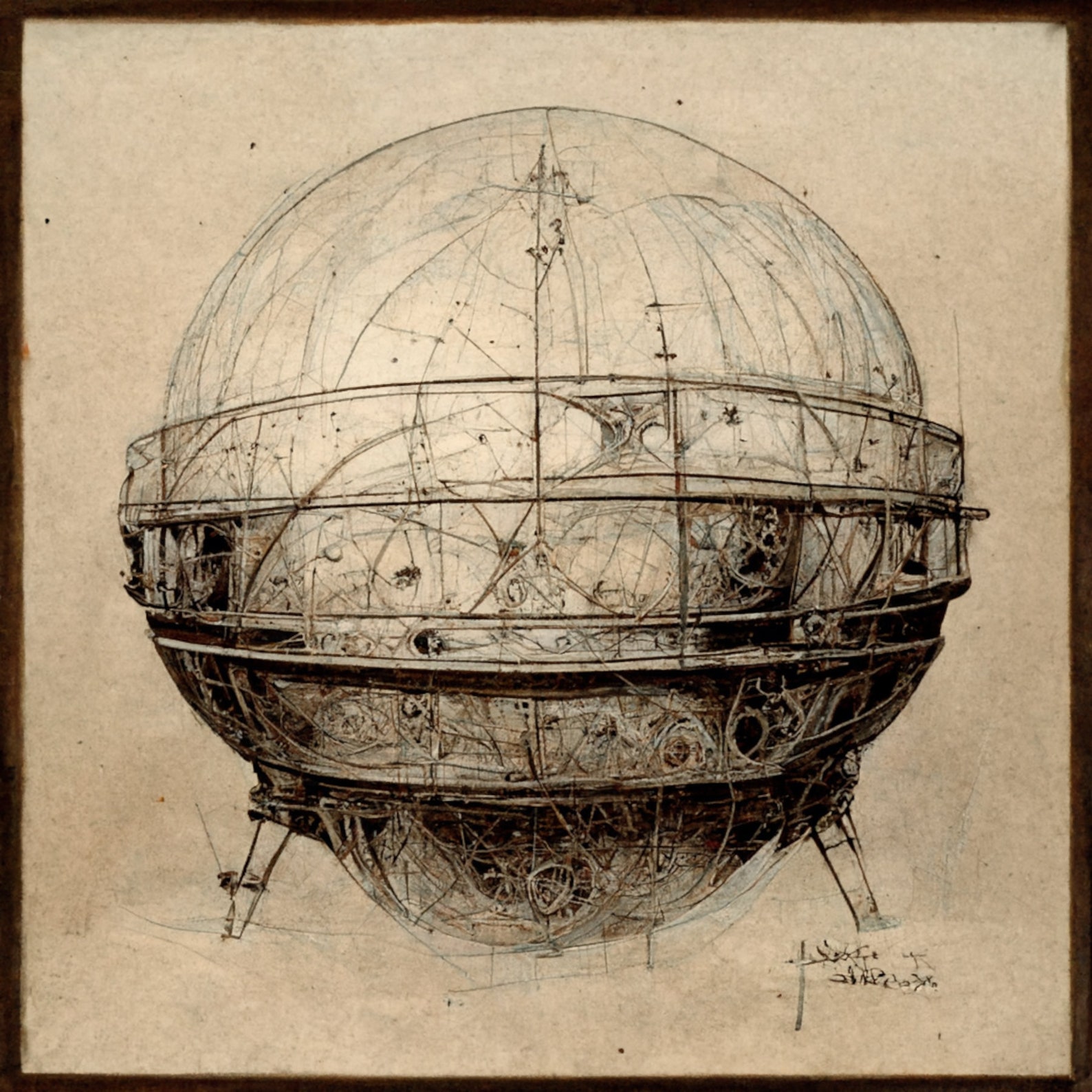 Vintage Celestial Navigation (windrose) Digital Background Paper / Junk ...