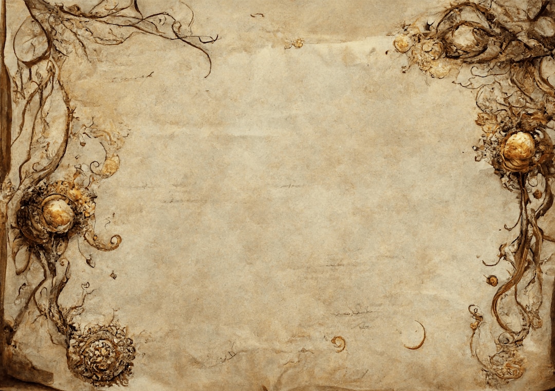 Vintage Grimoire Paper: Blank Spell Pages for Junk Journals (digital ...