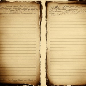 Burnt Journal Page Digital Paper: Vintage Grimoire A4 (digital Download ...