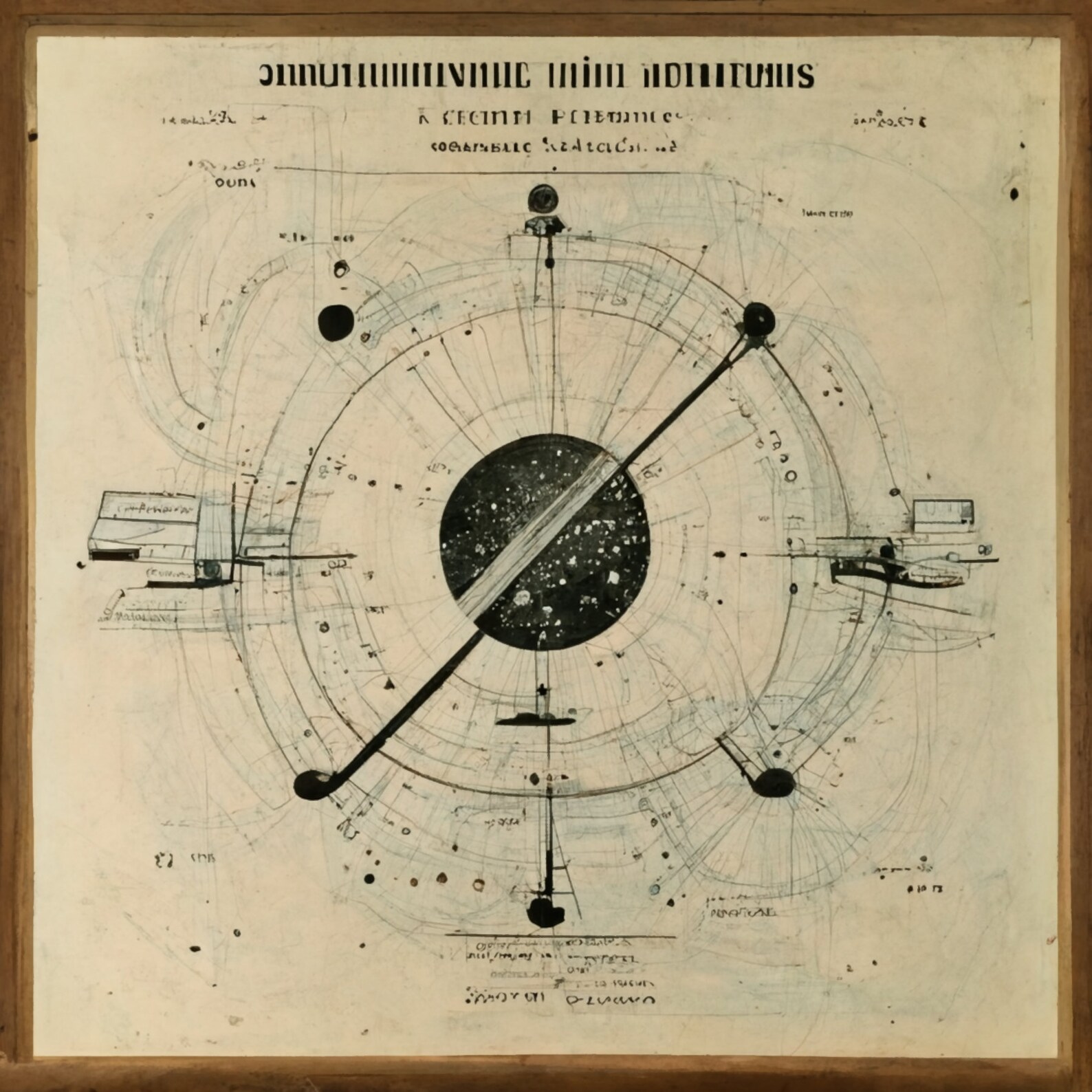 Vintage Celestial Navigation (windrose) Digital Background Paper / Junk ...
