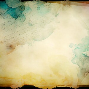 Vintage Underwater / Ocean / Sea Digital Background Paper / Junk ...