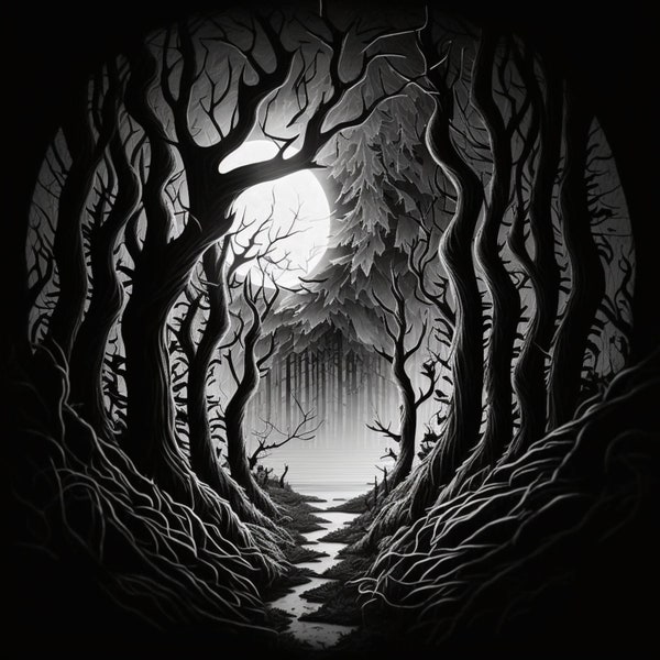 Tim Burton Black and White Prints - Etsy