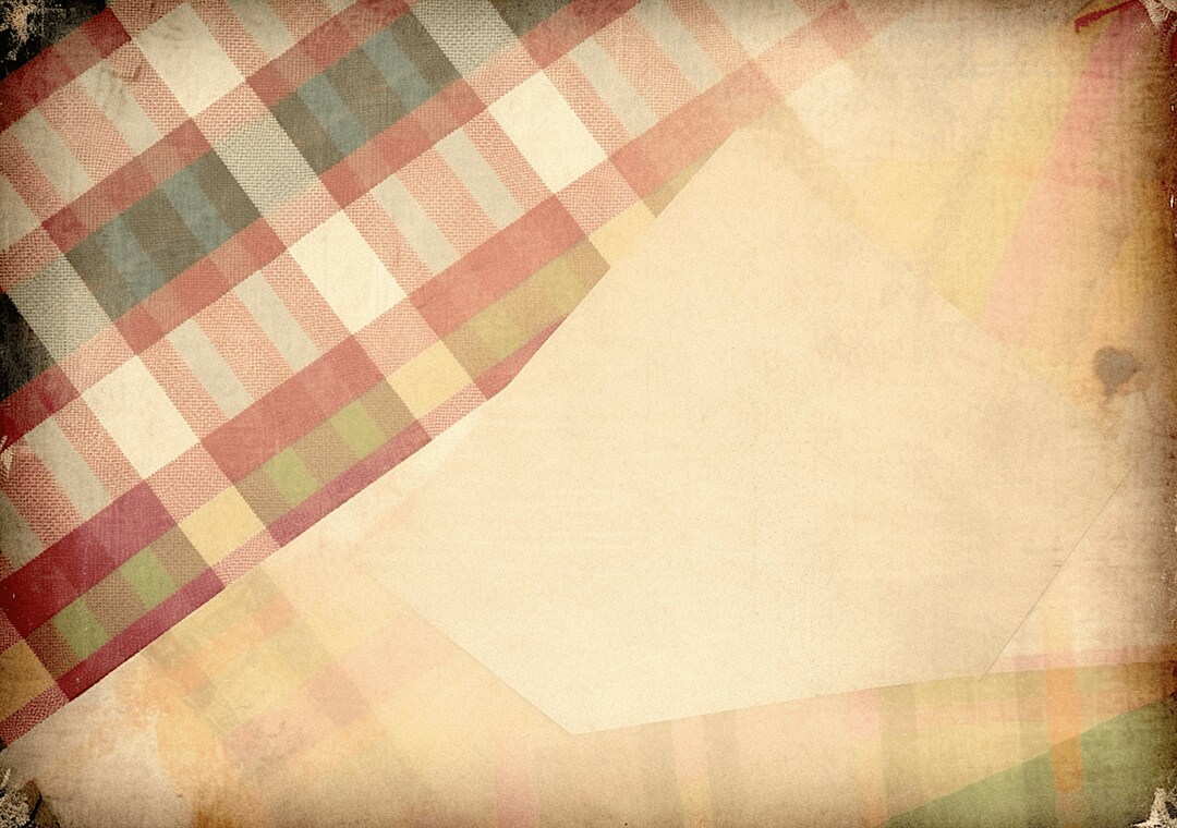 Vintage Fall Plaid Digital Paper, Fabric Texture (A4) - Etsy
