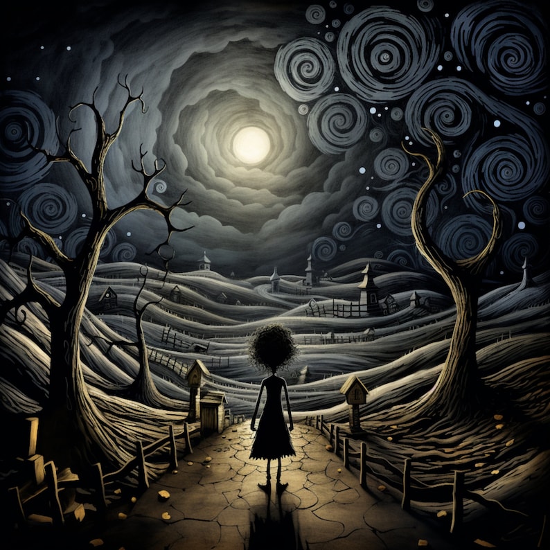 Tim Burton Halloween Digital Paper Pack: Scrapbook & Card Making ...