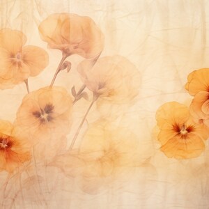Watercolor Fall Flowers Digital Paper: Scrapbook & Journal (digital ...