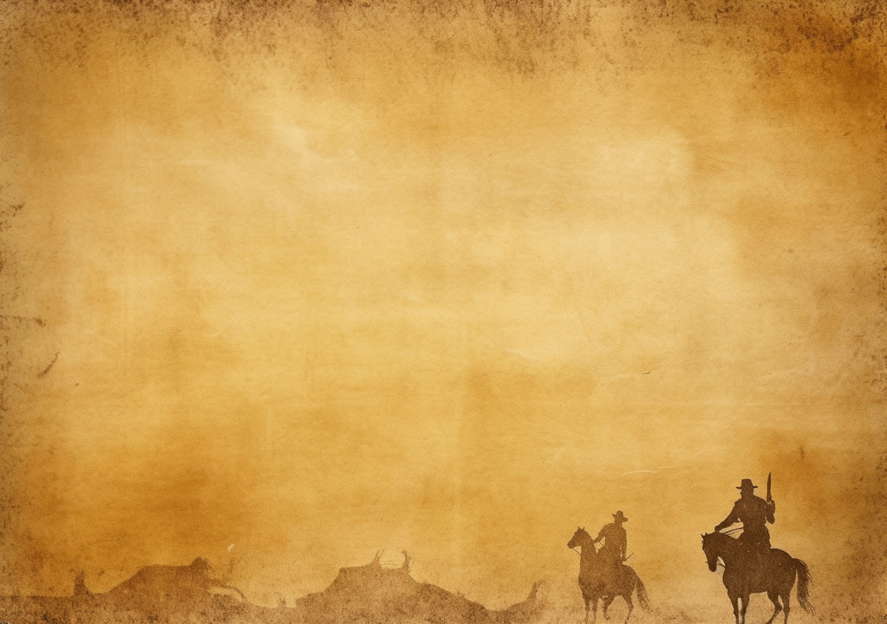 Vintage Wild Western Digital Background Paper / Junk Journal ...