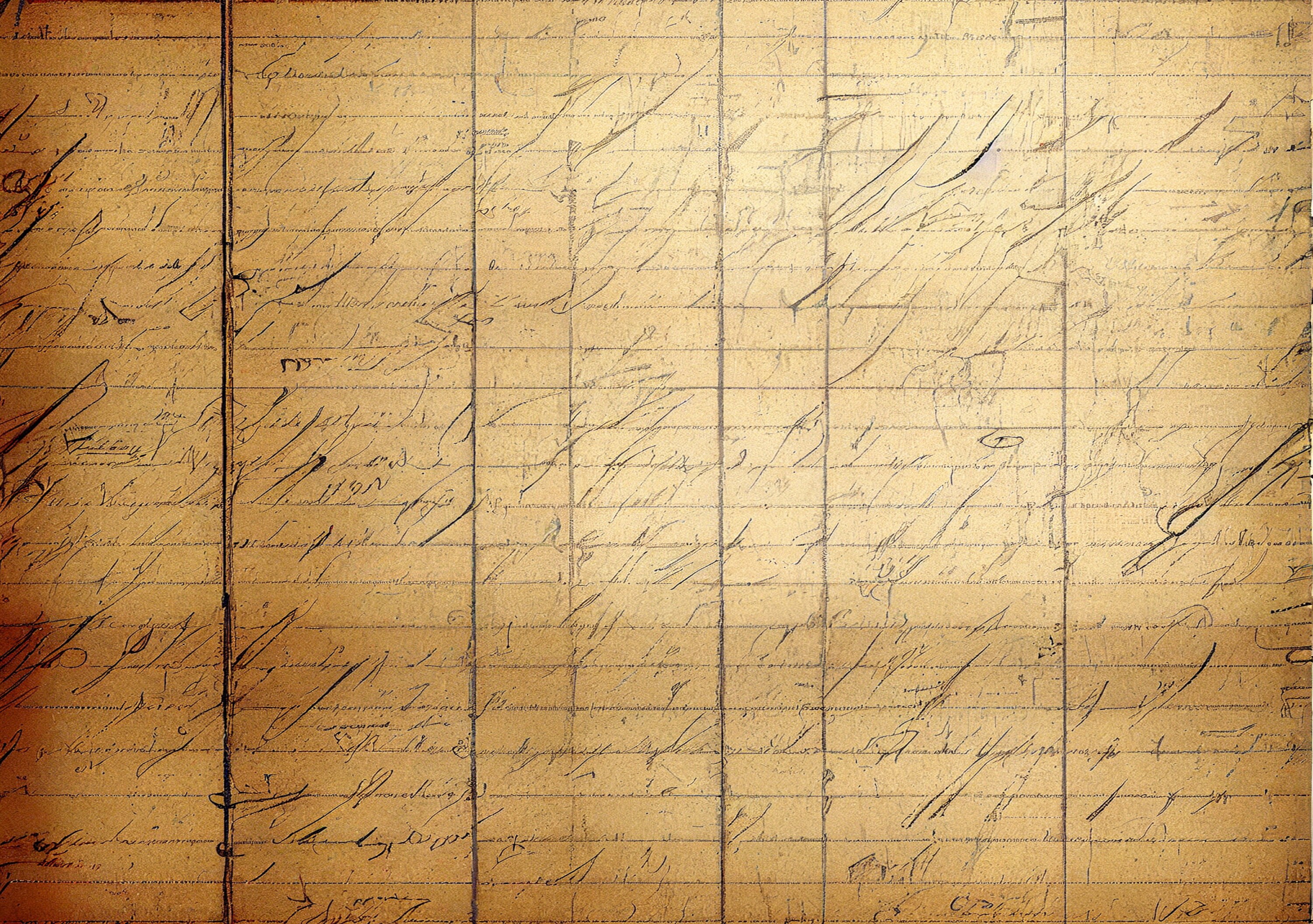 Vintage Cursive Written Letters and Journaling Pages on Stained Paper ...