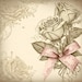 Vintage Roses, Ribbons and Lace Background Paper / Scrapbooking / Junk ...