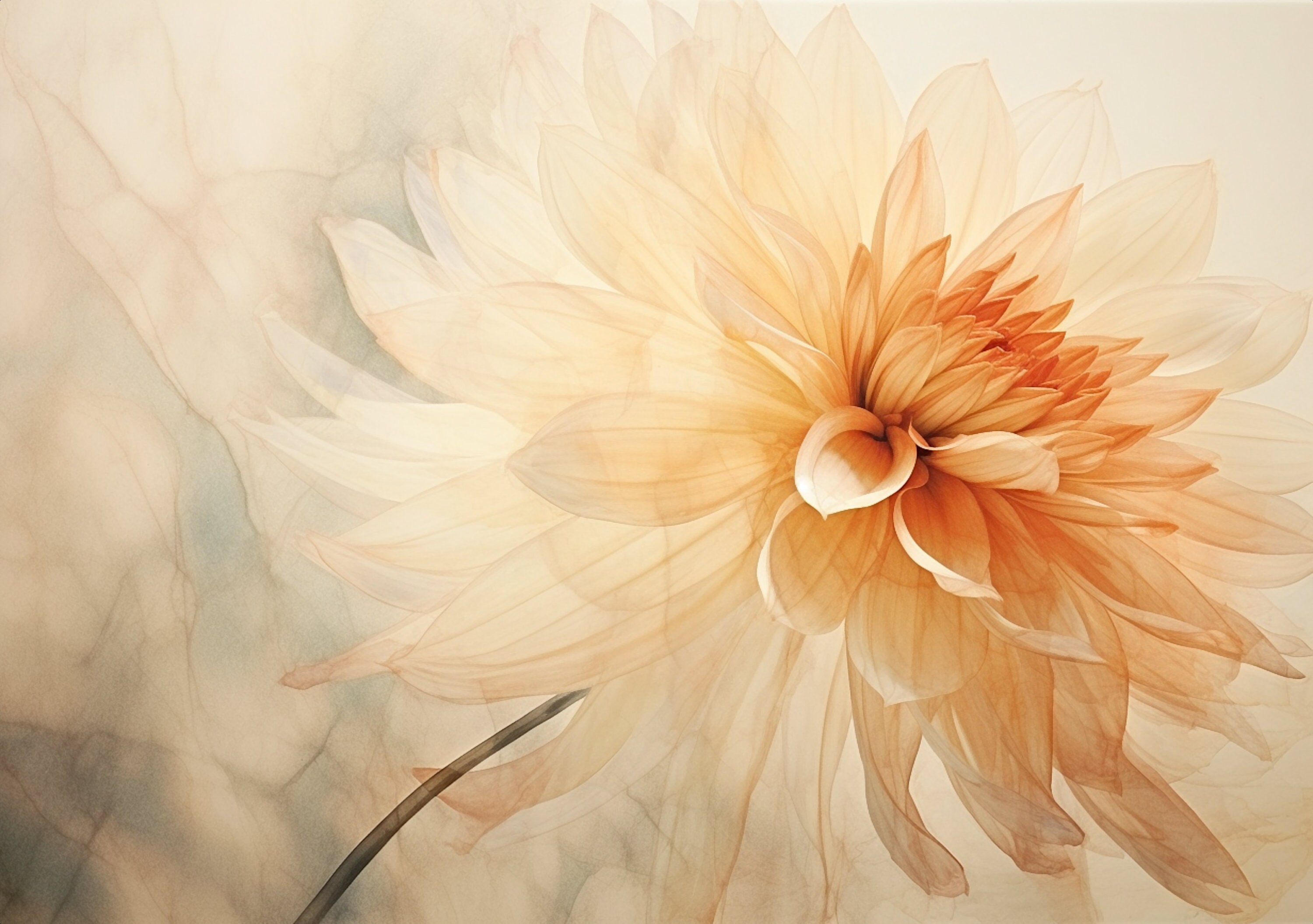 Watercolor Fall Flowers Digital Paper: Scrapbook & Journal (digital ...