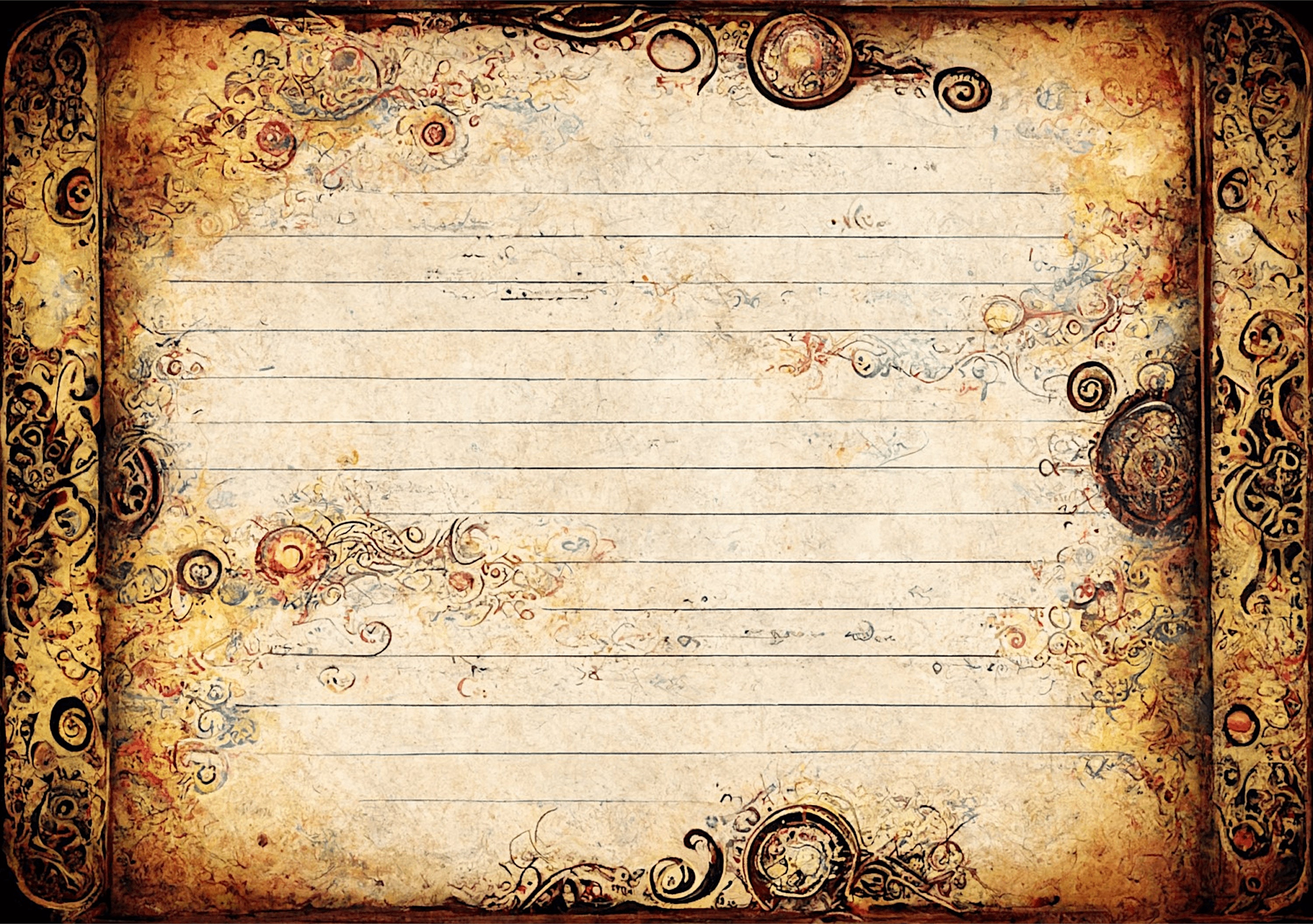 Red Grimoire Paper: Witch Spell Page for Junk Journals (digital ...