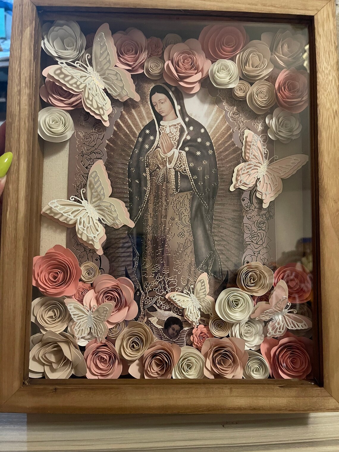 Virgin Mary Shadow Box - Etsy