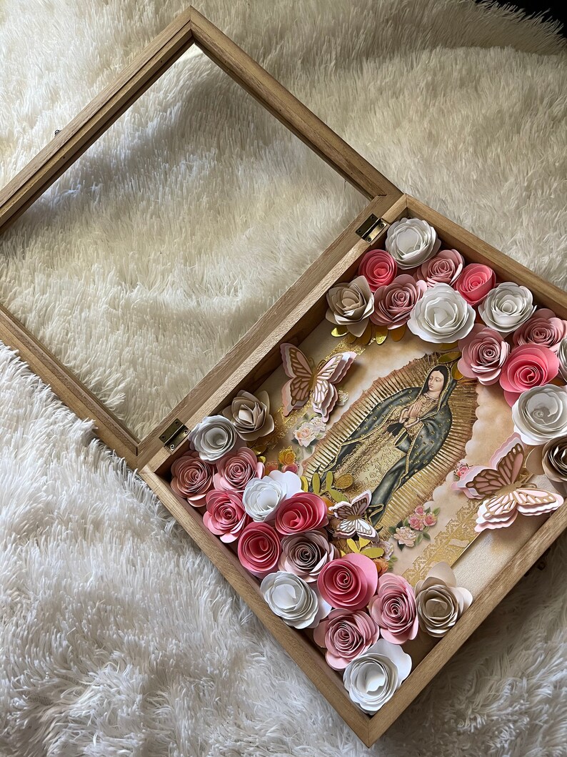 Virgin Mary Shadow Box - Etsy