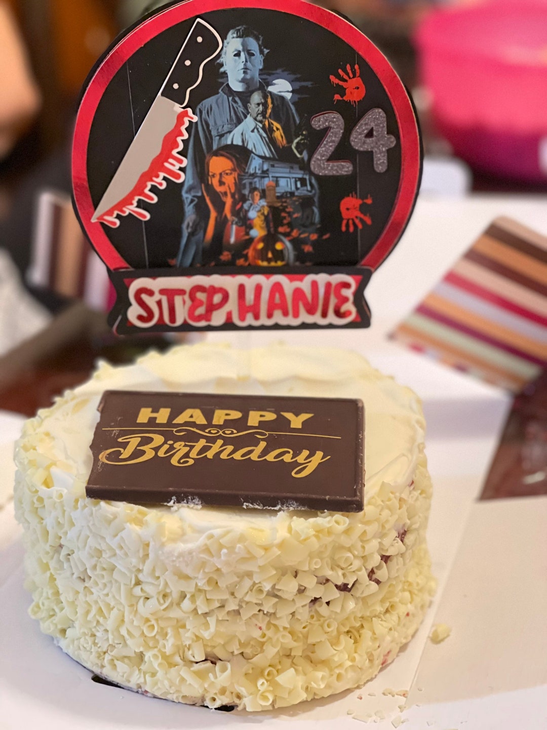 Michaels Halloween Cake Topper - Etsy