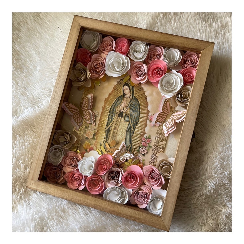 Virgin Mary Shadow Box - Etsy