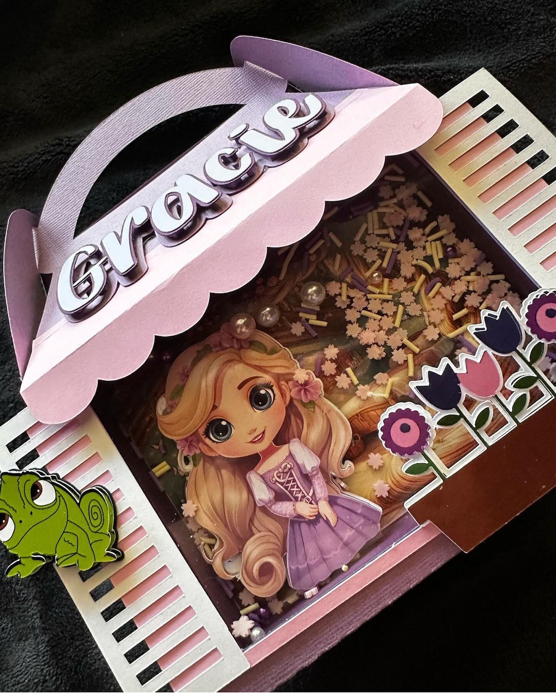 Tower Girl Rapunzel Shaker Gable Boxes - Etsy
