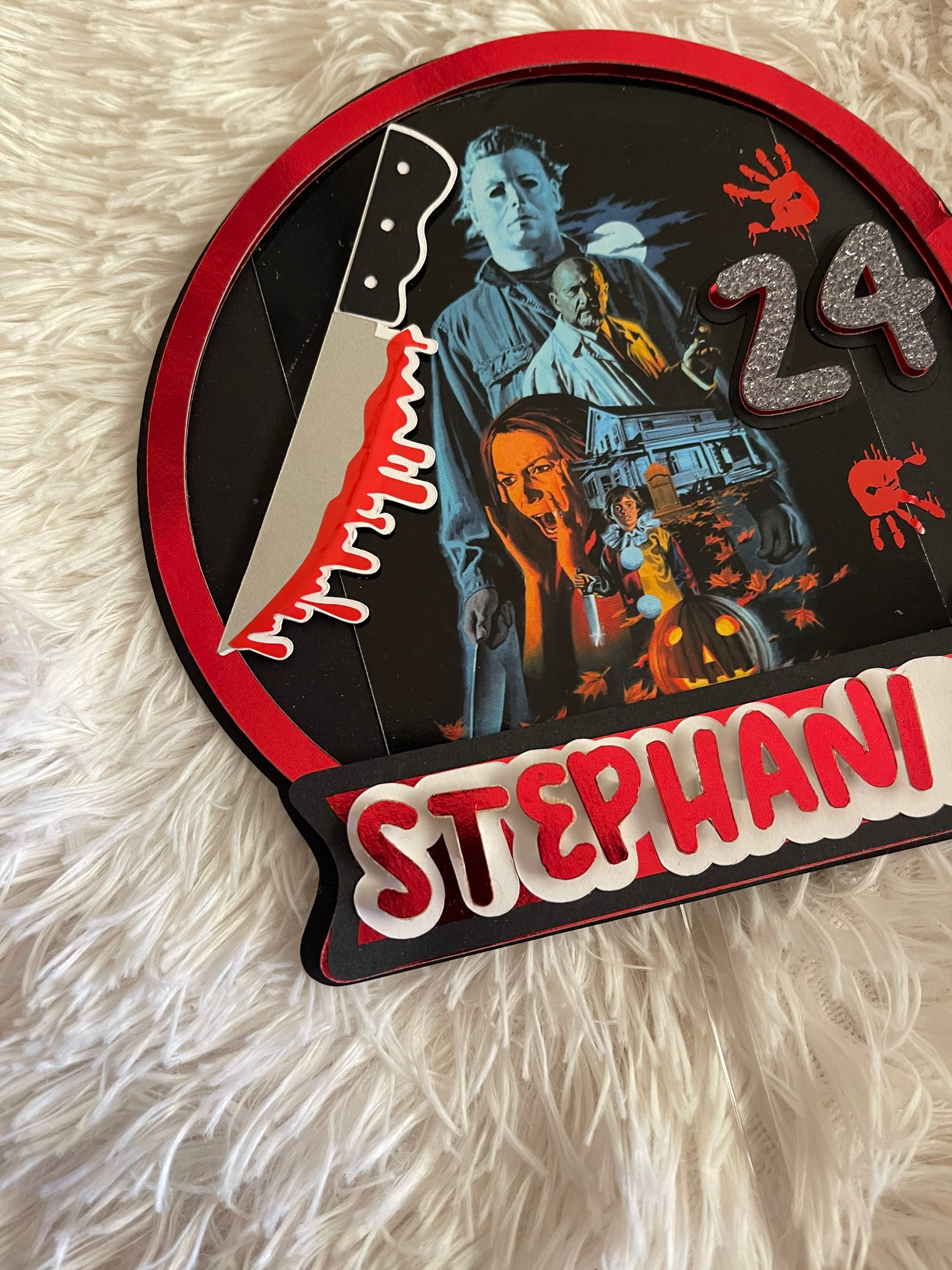 Michaels Halloween Cake Topper - Etsy