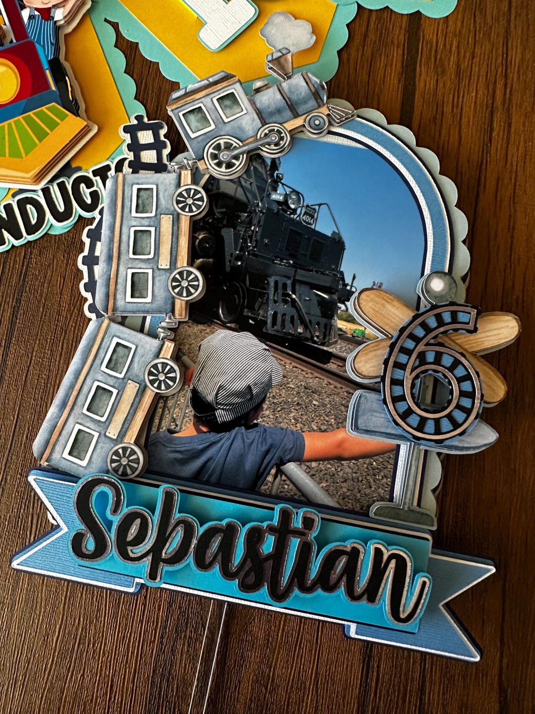 Steam Train Cake Topper - Etsy