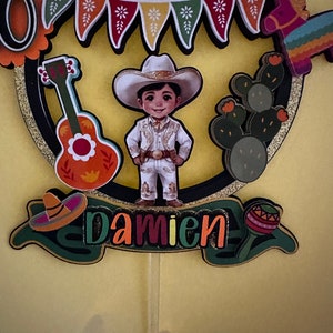 Mexican Folklore Cake Topper - Etsy