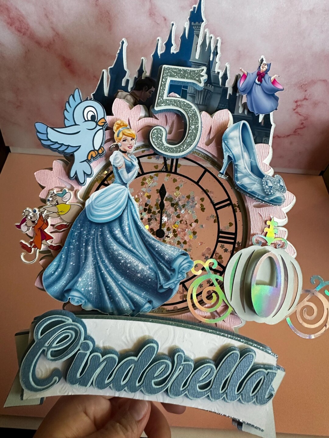 Princess Cindy Castle 3D Cake Topper - Etsy