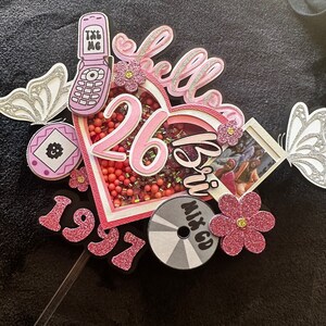 Y2K Inspired Cake Topper - Etsy