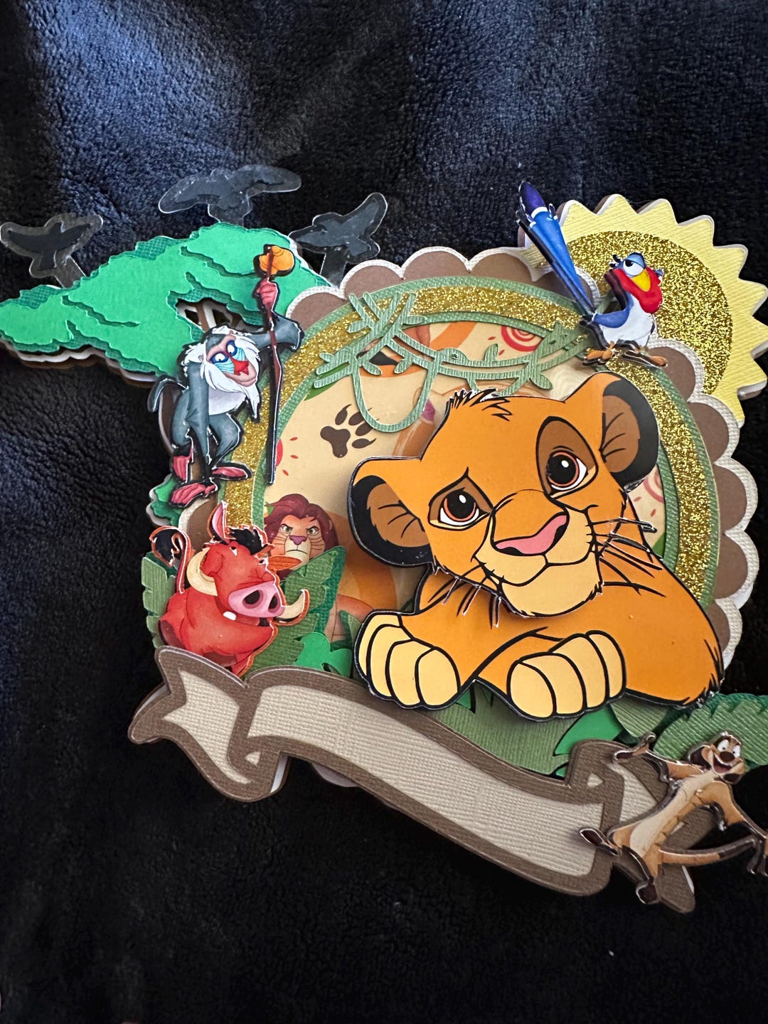 Simba Lion 3D Birthday Cake Topper - Etsy