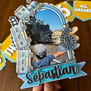 Steam Train Cake Topper - Etsy