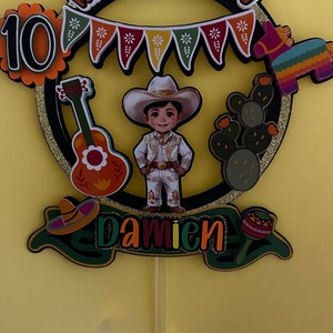Mexican Folklore Cake Topper - Etsy