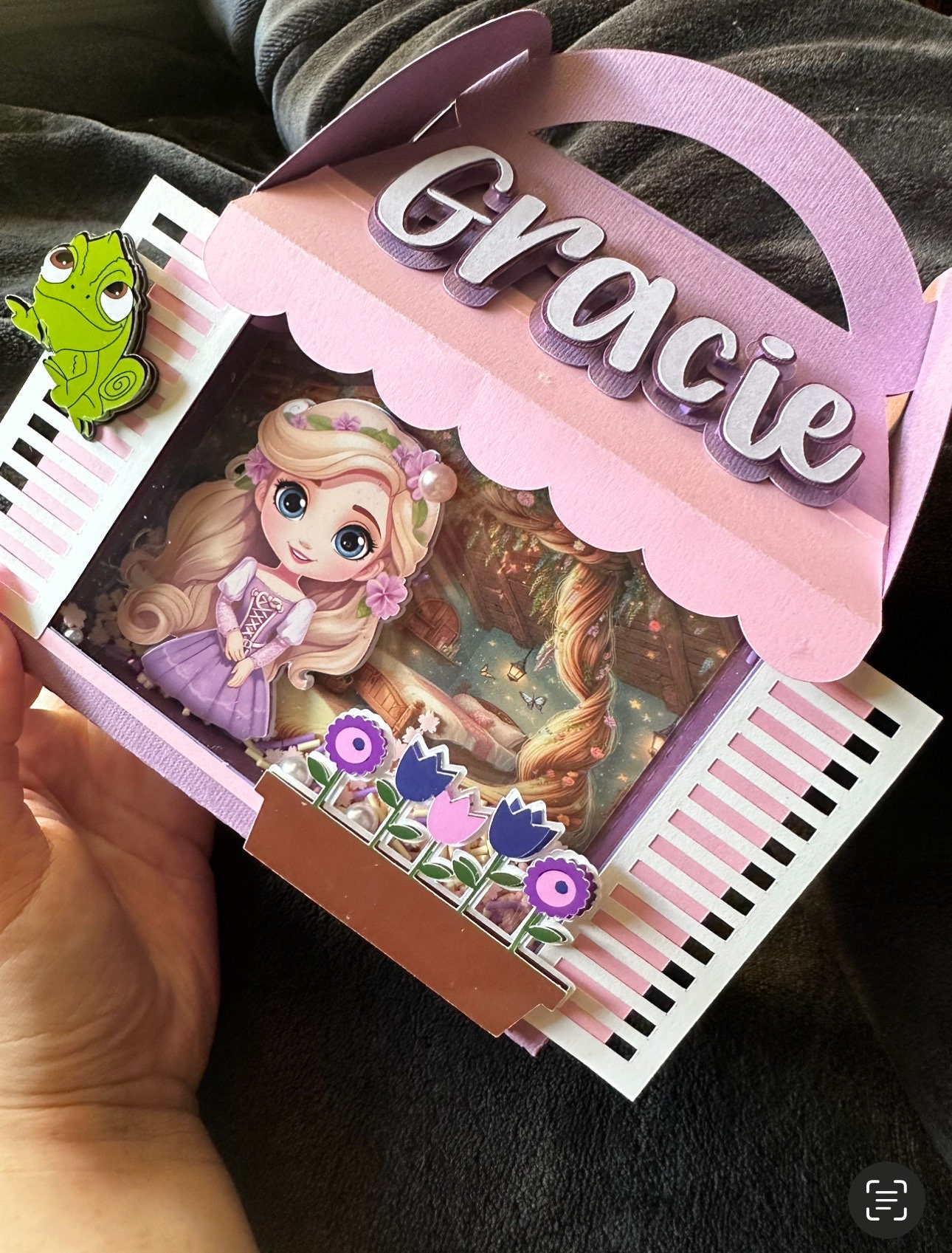 Tower Girl Rapunzel Shaker Gable Boxes - Etsy