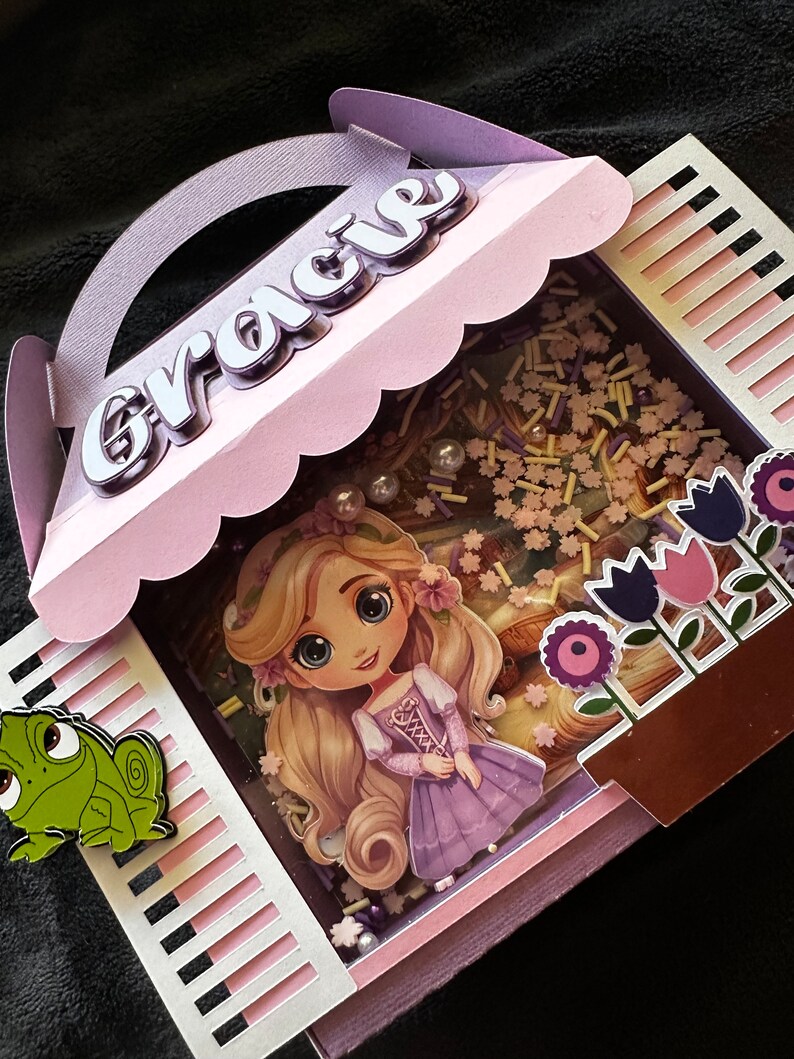 Tower Girl Rapunzel Shaker Gable Boxes - Etsy