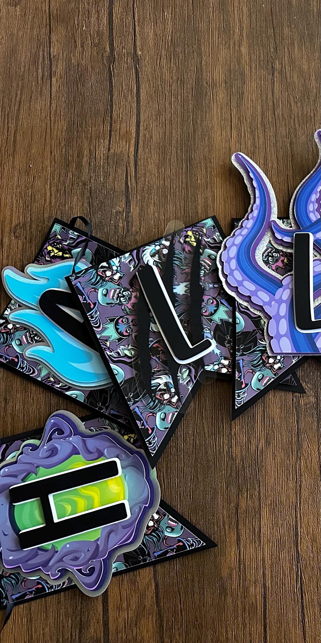 A Villains Halloween Banner - Etsy