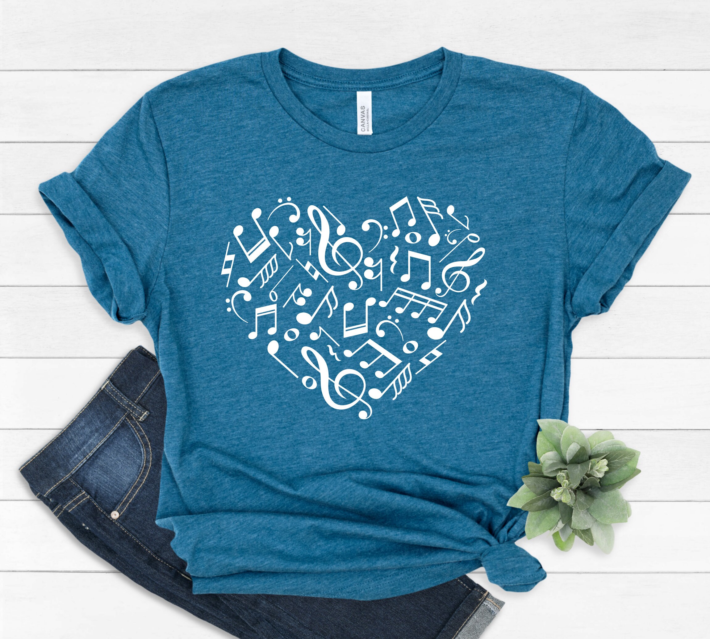 Music Notes Shirt Music Shirt Musician Shirt Gift for - Etsy