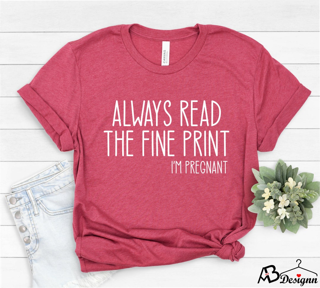 Pregnancy Announcement Shirt, Pregnant Tee, Pregnancy Reveal Shirts ...
