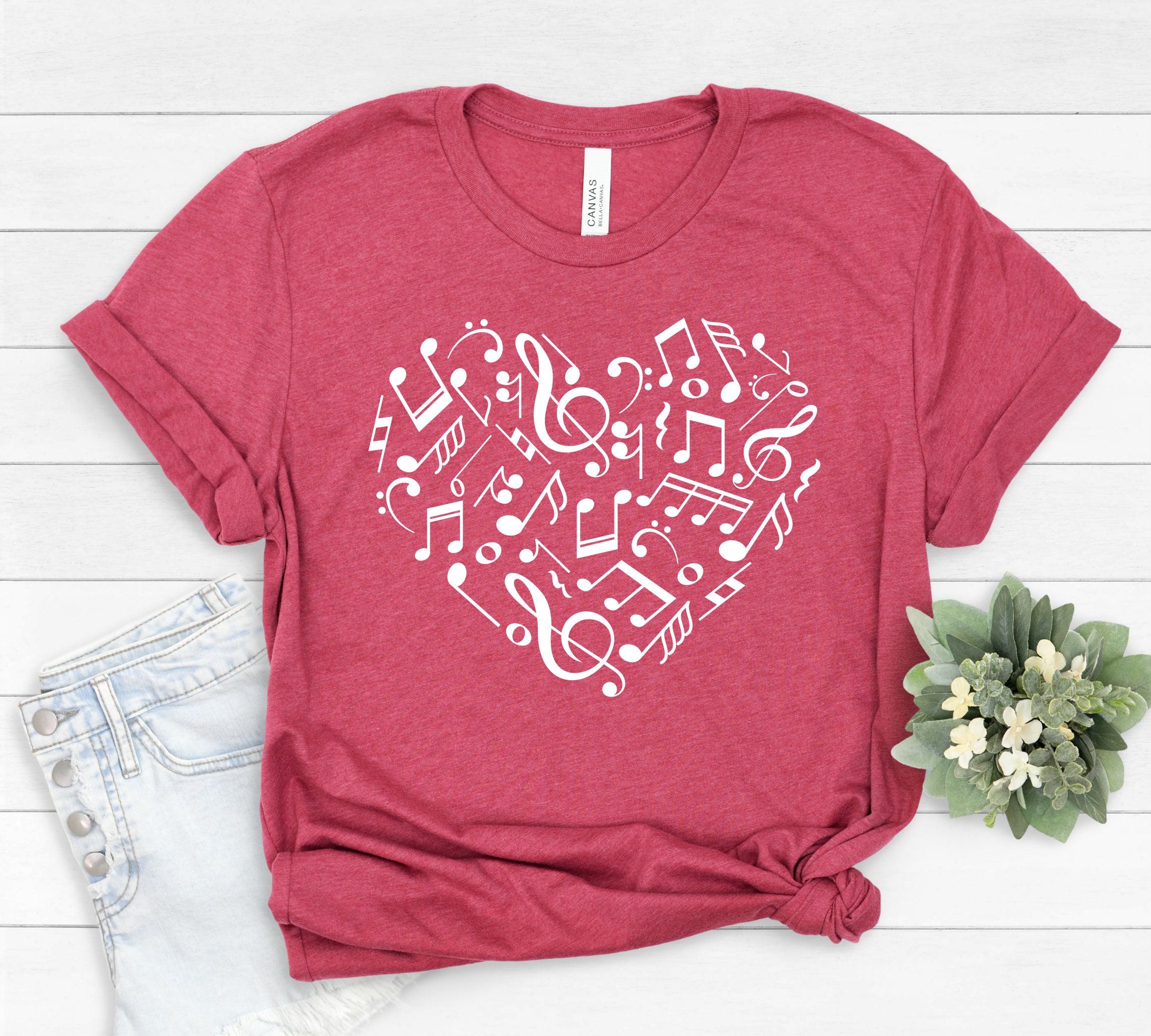 Music Notes Shirt Music Shirt Musician Shirt Gift for - Etsy