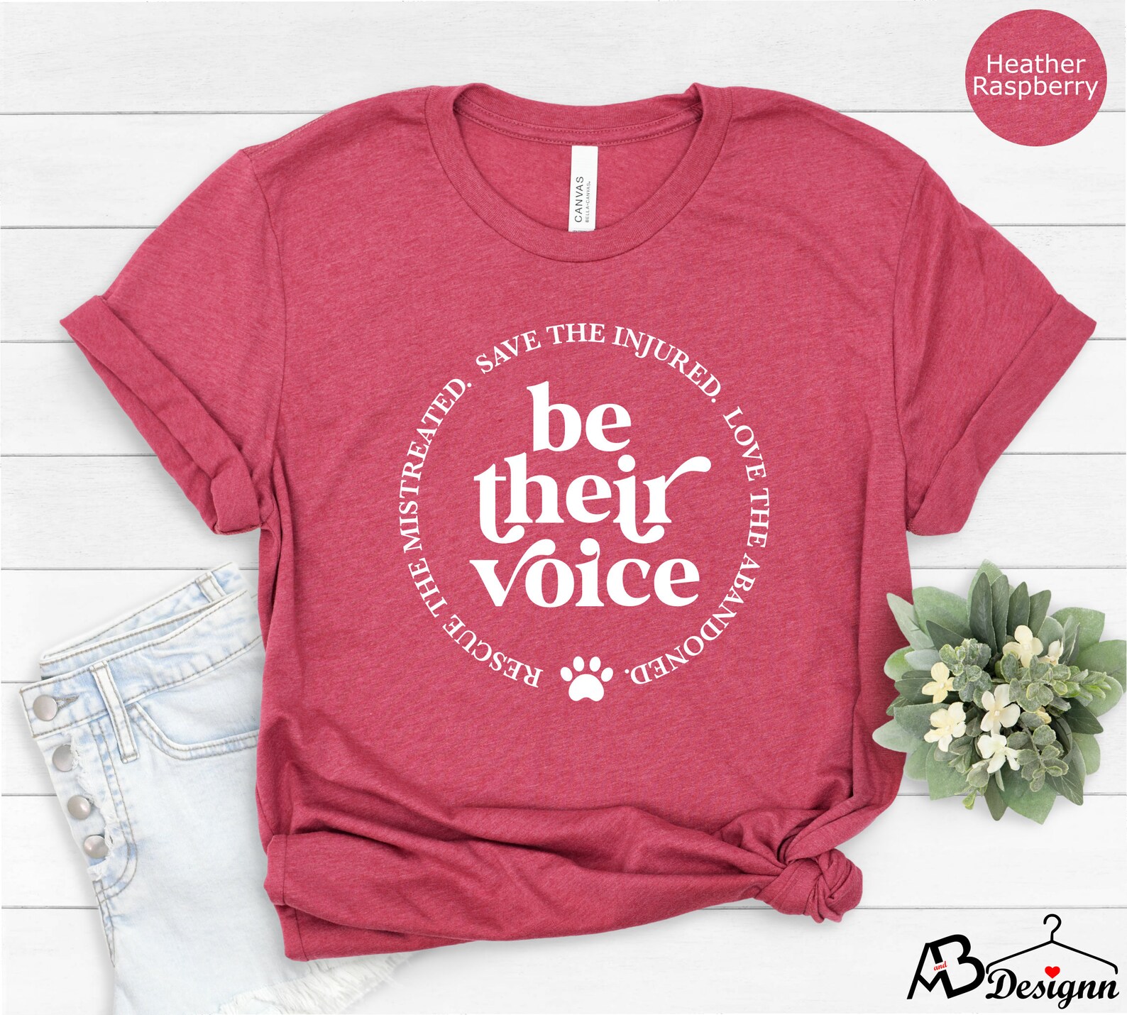 Animal Rescue Shirt,be Their Voice,dog Rescue Shirt,dog Lover Gift ...